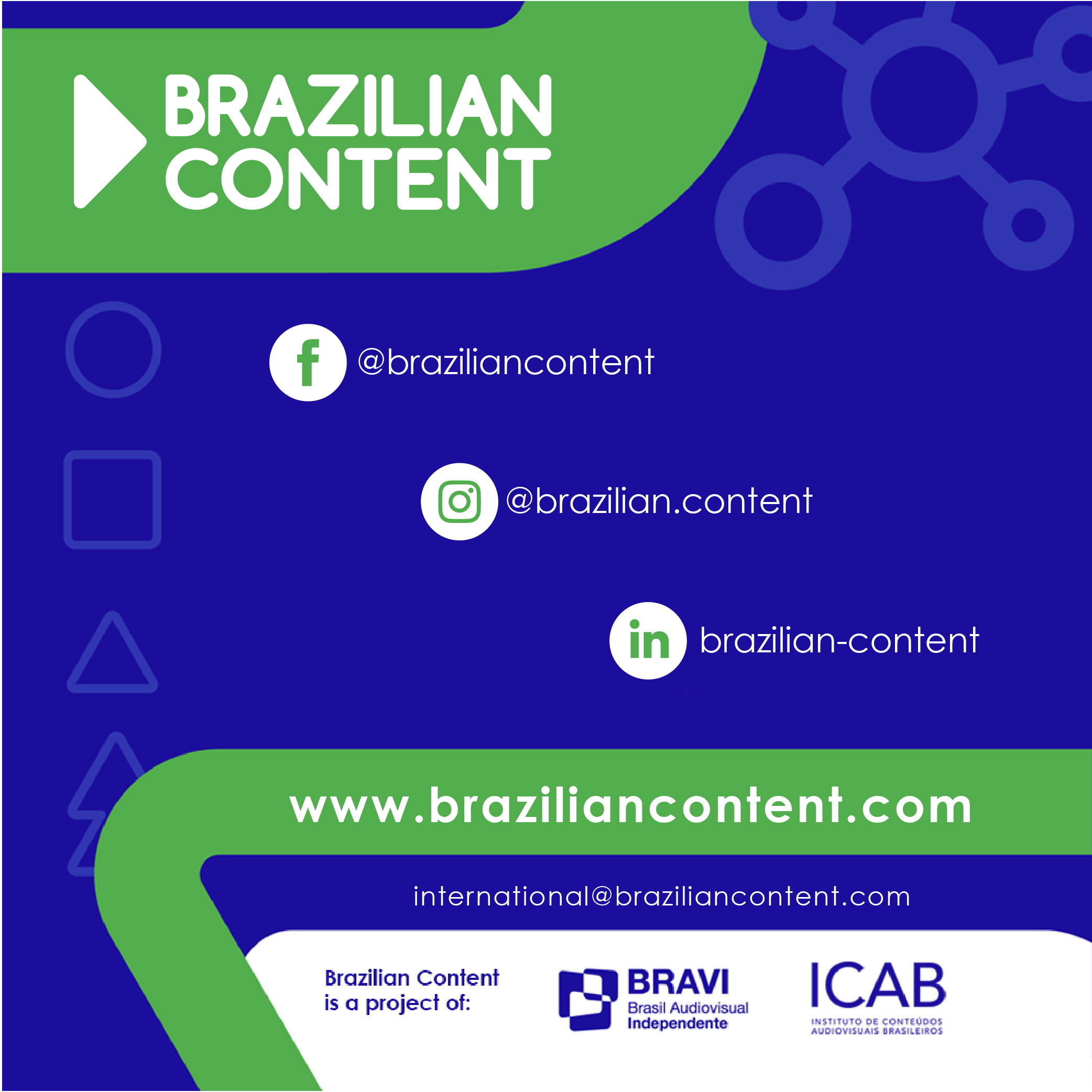 Acompanhe o Brazilian Content nas redes sociais | Brazilian Content